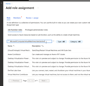 Find Azure RBAC Roles with specific permissions – Christoph Vollmann